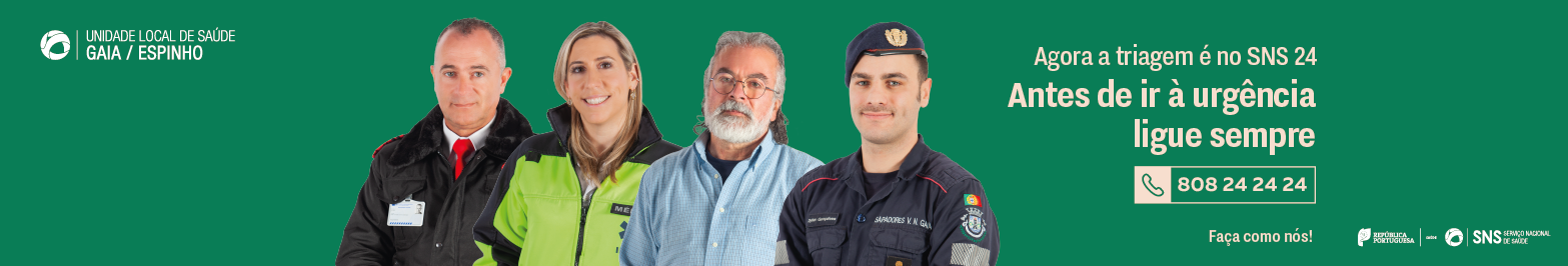 Urgências | ULS Gaia/Espinho - Direção Executiva do SNS