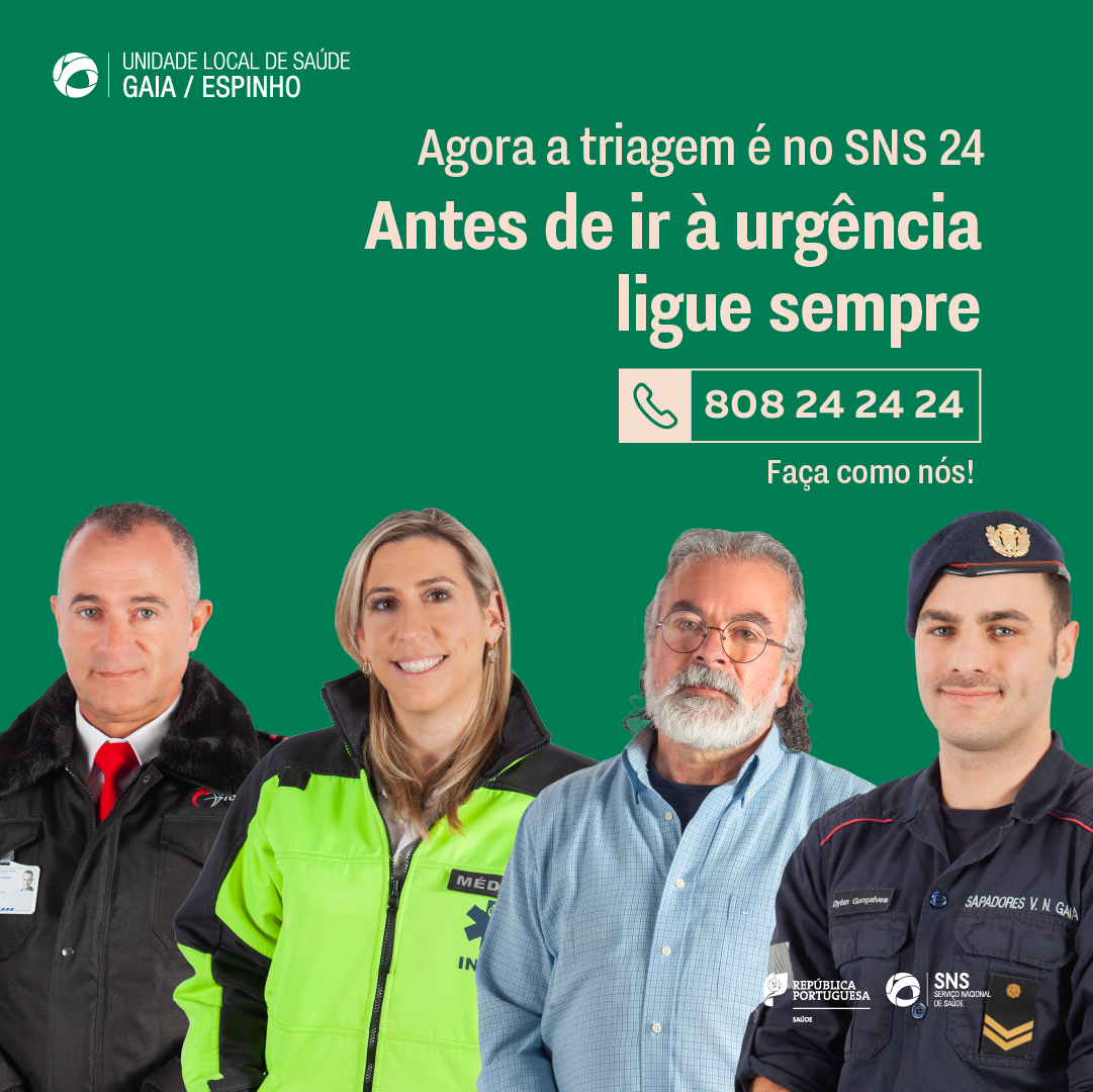 Urgências | ULS Gaia/Espinho - Direção Executiva do SNS