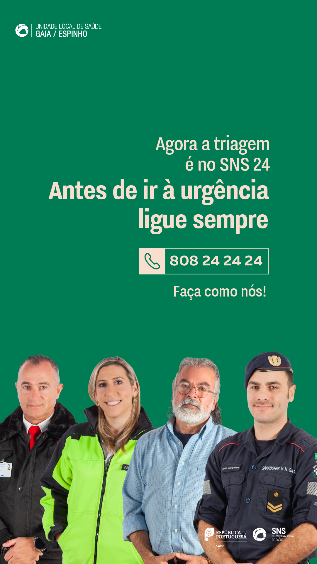 Urgências | ULS Gaia/Espinho - Direção Executiva do SNS